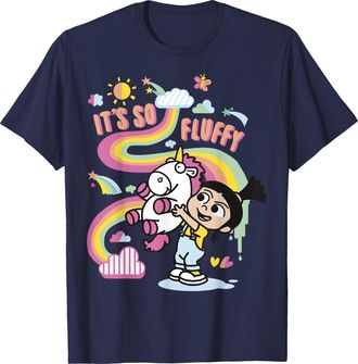 MINIONS Despicable Me Agnes And Unicorn Its So Fluffly Drawing T-Shirt