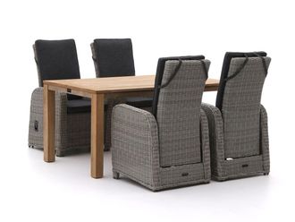 Intenso Furniture Intenso Umbria/ROUGH-S 160 cm Gartenmöbel-Set 5-teilig verstellbar