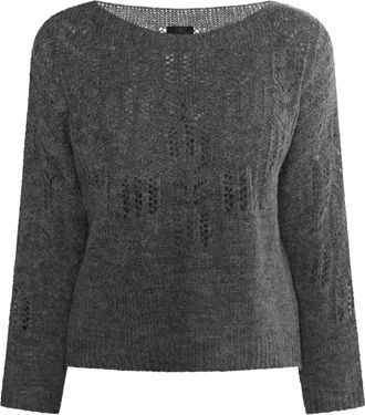 Dreimaster Dreimaster Pullover Damen Grau Melange