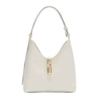 Furla Goccia S Hobo - Femme - Sacs - Blanc - Taille: ONE Size