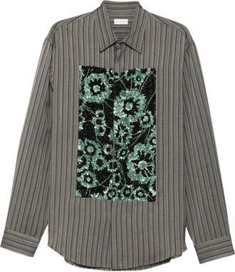 Dries Van Noten Homme, Chemises, Gris, Taille: L Casual Chemises