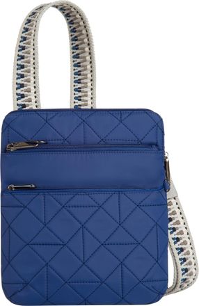 Travelon Unisex Anti-Theft Boho Slim Crossbody Umh&auml;ngetasche, Lush Blue