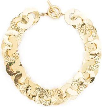 Patou Halskette - Logo-Engraved Coin Necklace - Gr. unisize - in Mehrfarbig - f&uuml;r Damen