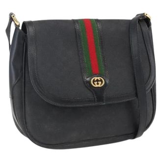 Gucci Sac bandouli&egrave;re en plastique Pre-owned - Femme - Pre-owned - Noir - Taille: ONE Size