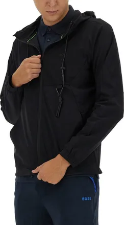 HUGO BOSS Technical Fabric Sweatshirt - Black