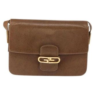 Gucci Sac bandouli&egrave;re Vintage Pre-owned - Femme - Pre-owned - Brun - Taille: ONE Size