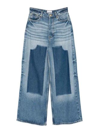 Ganni Straight Leg Jeans - Jeansblau