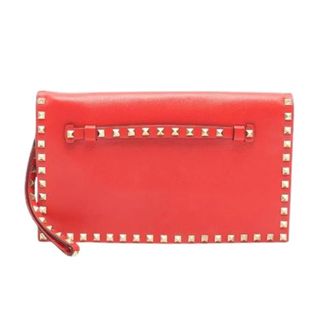 Valentino Pre-owned Garavani Leder Clutch Bag - - Pre-owned - Damen - Rot - ONE SIZE