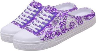 Hemoton Sandales d&Eacute;t&eacute; pour Femmes Pantoufles &agrave; Semelles Souples Antid&eacute;rapantes Respirantes et Ajour&eacute;es Taille 40 Couleur Violet Plage Le Jardin Activit&eacute;s de P