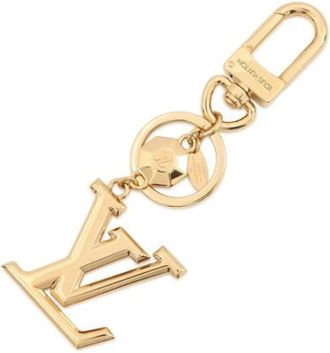 Louis Vuitton unisex, Pre-owned, Jaune, Taille: ONE Size Porte-cl&eacute;s en m&eacute;tal Pre-owned