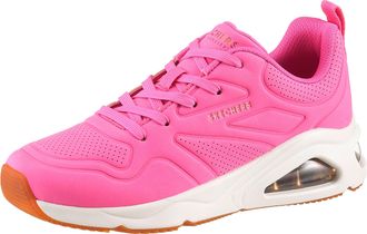 Skechers Sneaker SKECHERS TRES-AIR UNO-AH - MAZING, Damen, Gr. 39, pink, Lederimitat, Schuhe Sneaker, mit Skech-Air Funktion