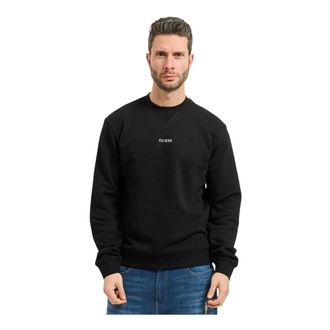 Guess Homme, Sweatshirts et sweats &agrave; capuche, Noir, Taille: 2XL Crew Neck SweaT-shirt