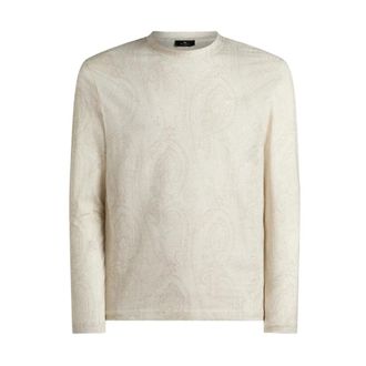 Etro T-shirt &agrave; imprim&eacute; Paisley - Homme - Tops - Beige - Taille: M