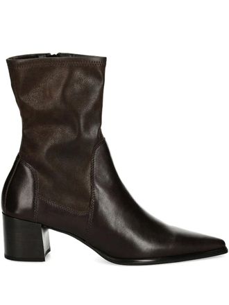 Vagabond bottines Giselle à bout pointu - Marron