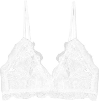 Anine Bing Femme, Sous-v&ecirc;tements, Blanc, Taille: 40 FR Soutien-gorge en Dentelle avec Garniture