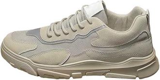 Generic Baskets d&eacute;t&eacute; d&eacute;contract&eacute;es pour homme avec semelle souple non respirante en maille - Chaussures d&eacute;contract&eacute;es l&eacute;g&egrave;res et douces pour homme, kaki, 39 2