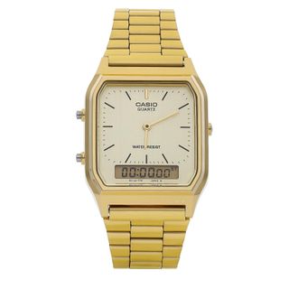 Casio Uhr Casio Vintage AQ-230GA-9DMQYES Goldfarben