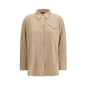 Fabiana Filippi Femme, Blouses et Chemises, Beige, Taille: 36 FR Knit Shirt