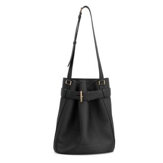 Tom Ford Ledertasche in Eimerform mit verstellbarem Riemen - - Bags - Damen - Schwarzk - ONE SIZE