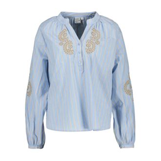 Emily van den Bergh Damen, Blusen & Hemden, Blau, MGr&ouml;&szlig;e