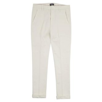 Dondup Homme, Pantalons, Blanc, Taille: W35 Gaubert Chino Pantalons