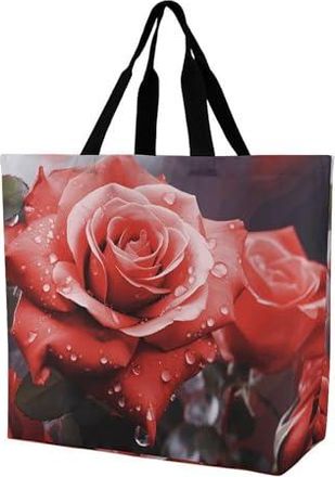 Generic Roses Sac Fourre Tout Grand Sacs D&eacute;contract&eacute; Sac Courses Pour Voyage Travail Gym