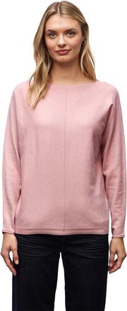 Street One Damen 3015504 Basic Dolman Pullover, Powder pink Mel, 44