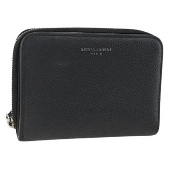 Saint Laurent Portefeuille Bifold Vintage Pre-owned - Femme - Pre-owned - Noir - Taille: ONE Size