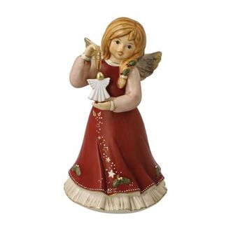 GOEBEL Engelfigur Himmlische Festtage Bordeaux - Himmelsboten Weihnachten