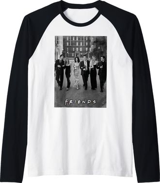 Friends TV Show Poster Iconic Group NYC Street Retro Fan 90er Jahre Raglan