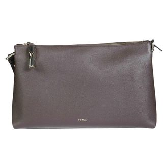 Furla Femme, Sacs, Brun, Taille: ONE Size Debby M Sac Bandouli&egrave;re Souple