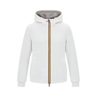 K-Way Deva Light Spacer Fur Double - - Sweatshirts & Hoodies - Damen - Wei&szlig; - L