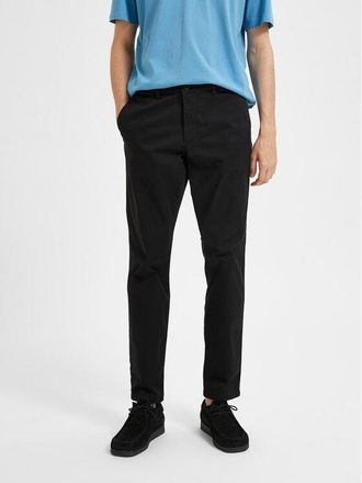 Selected Chinos New 16087663 Schwarz Slim Fit