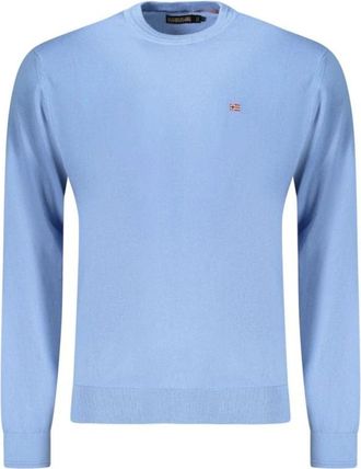 Napapijri Homme, Pulls, Bleu, Taille: 3XL Azzurro Cotton T-Shirt