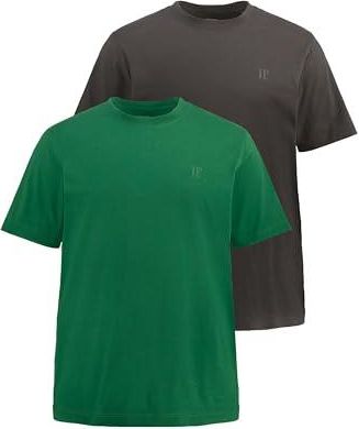 JP1880 T-Shirts, 2er-Pack, Tee Shirts Homme, smaragdgr&uuml;n