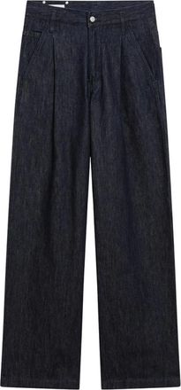 Dries Van Noten Homme, Pantalons, Bleu, Taille: W30 Wide Pantalons