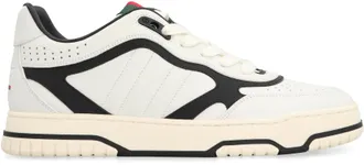 Gucci Womens Re-Web Low-Top Sneakers White Calf Trainers