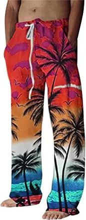 Generic Pantalon Cargo Militaire Homme Noir a Coupe Detente Convertible Cachemire sous &Eacute;cru Relax &Eacute;l&eacute;gant Punk Italienne Leopard Fleuri Multipoches Collants R