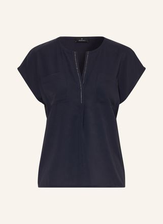 Monari Monari Blusenshirt Mit Schmucksteinen blau