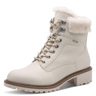 Tamaris WL Lace Boot 1-26266-43 Bottes de neige pour femme Cr&egrave;me Taille 39 EU, cr&egrave;me, 39 EU