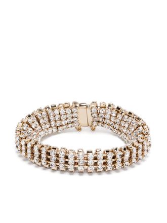Paco Rabanne Armband mit Kristallen - Gold