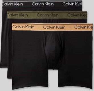 Calvin Klein Underwear Pant & Trunk mit elastischem Label-Bund im 3er-Pack Modell BOXER BRIEF