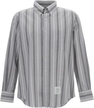 Thom Browne Homme, Chemises, Gris, Taille: M Casual Chemises