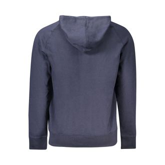 Timberland Cotton-Blend Zip-Through Sweatshirt - Blue