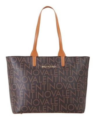 Valentino sac shopper sac à épaule Regina Re Shopping Bag Moro/Naturale marron foncé