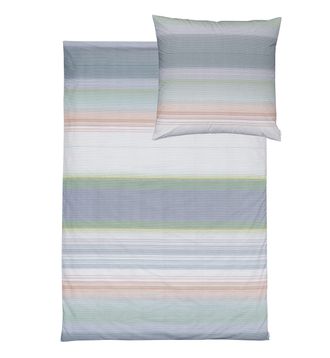 ESTELLA Bio Bettw&auml;sche,Soft Cotton | 100% Bio Baumwolle GOTS Zertifiziert | Zero Waste Verpackung | 155x220 cm + 80x80 cm | Design: Almeria