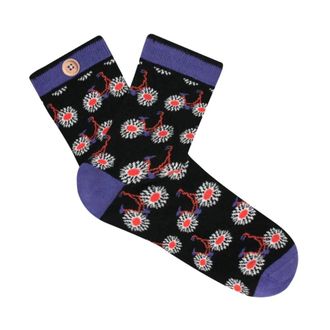 Cabaia Gemusterte Socken - Unzertrennliche Motive - - Underwear - unisex - Schwarzk - ONE SIZE