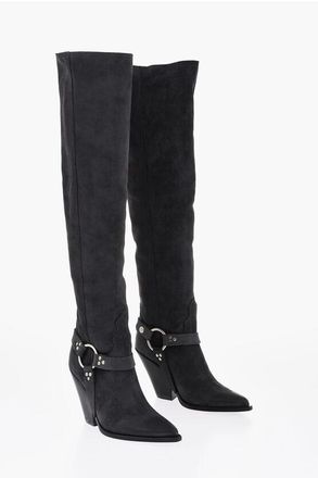 Sonora Suede Cowboy Boots ACAPULCO BELT 10cm Heel size 36