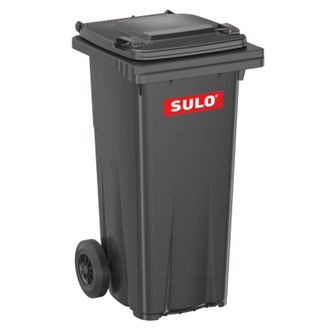 Wifash 120 Liter M&uuml;llbeh&auml;lter M&uuml;lltonne Abfalltonne | Grau | F&uuml;r alle DIN-Kammsch&uuml;ttungen |Made in DE|Extra Starker Kunststoff | Vollgummir&auml;der | Leicht zu R