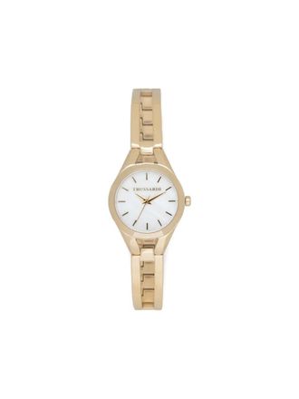 Trussardi montre Gold Tone 30 mm - Blanc